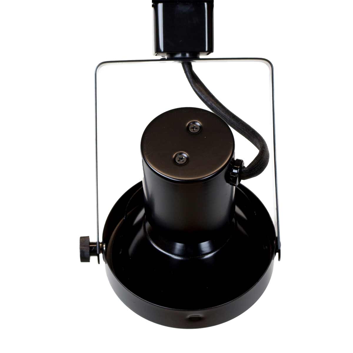 Rear Loading Gimbal Ring LED Track Lighting Fixture Black Finish PAR30 ...